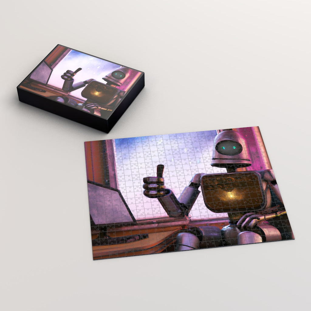 The Robot is Online Jigsaw Puzzle (1000 Piece) – Puzzleminds