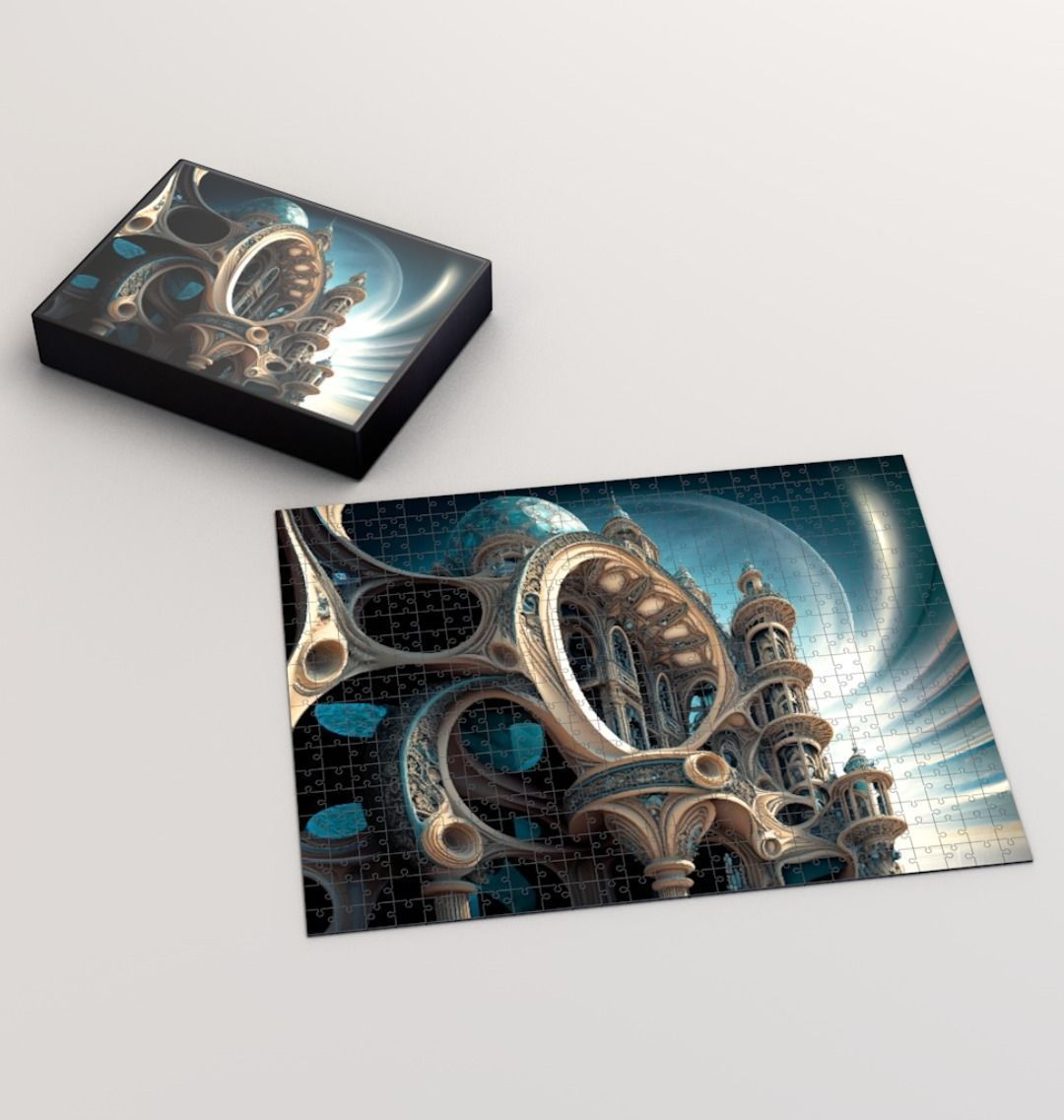 Fractal Architecture Jigsaw Puzzle (1000 Piece) – Puzzleminds